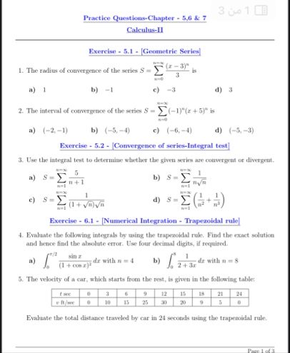 Solved Practice Questions-Chapter - 5,6 ﻿Practice | Chegg.com