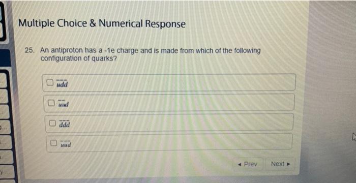 Solved Multiple Choice & Numerical Response 25. An | Chegg.com