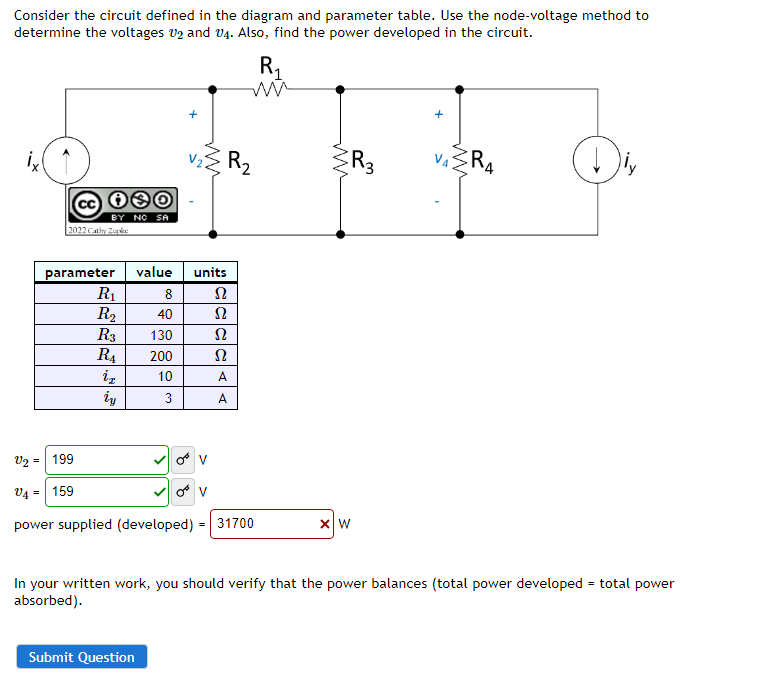Solved Consider the circuit defined in the diagram and | Chegg.com