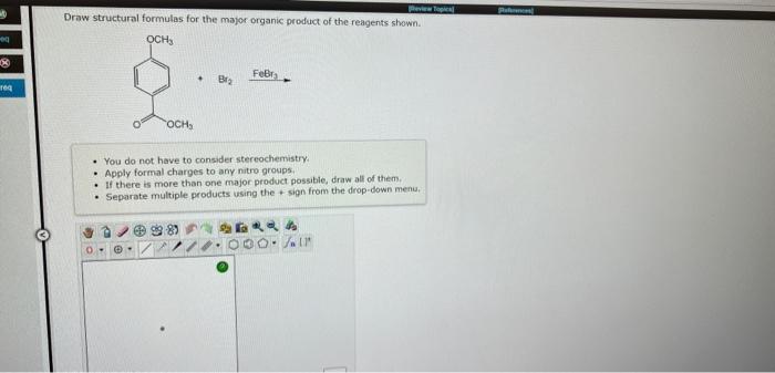 Solved Draw structural formulas for the major organic | Chegg.com