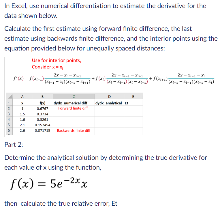 Solved Part 2:Determine the analytical solution by | Chegg.com