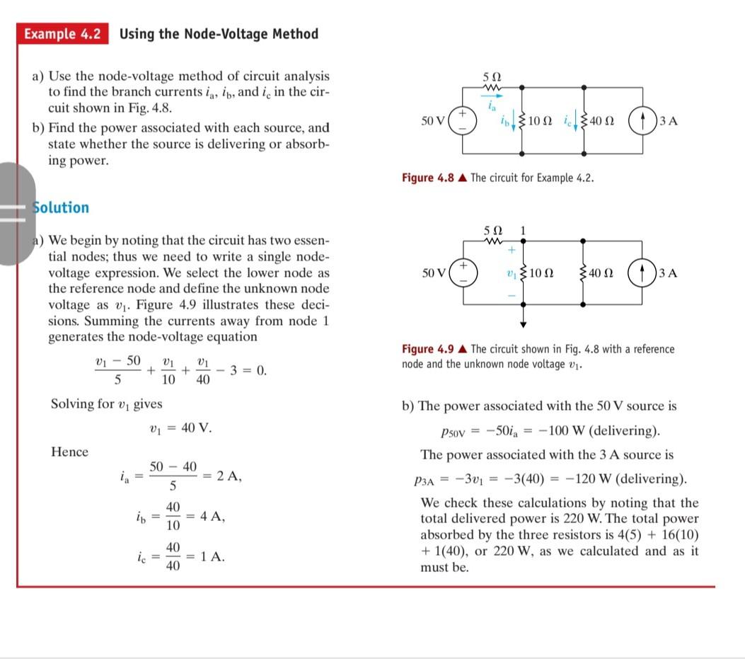 Solved a) Use the node-voltage method of circuit analysis to | Chegg.com