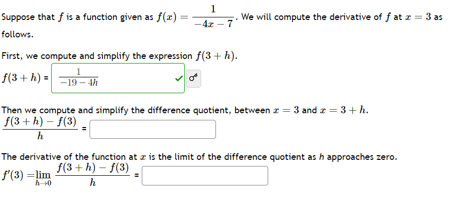 Solved Suppose that f ﻿is a function given as f(x)=1-4x-7. | Chegg.com