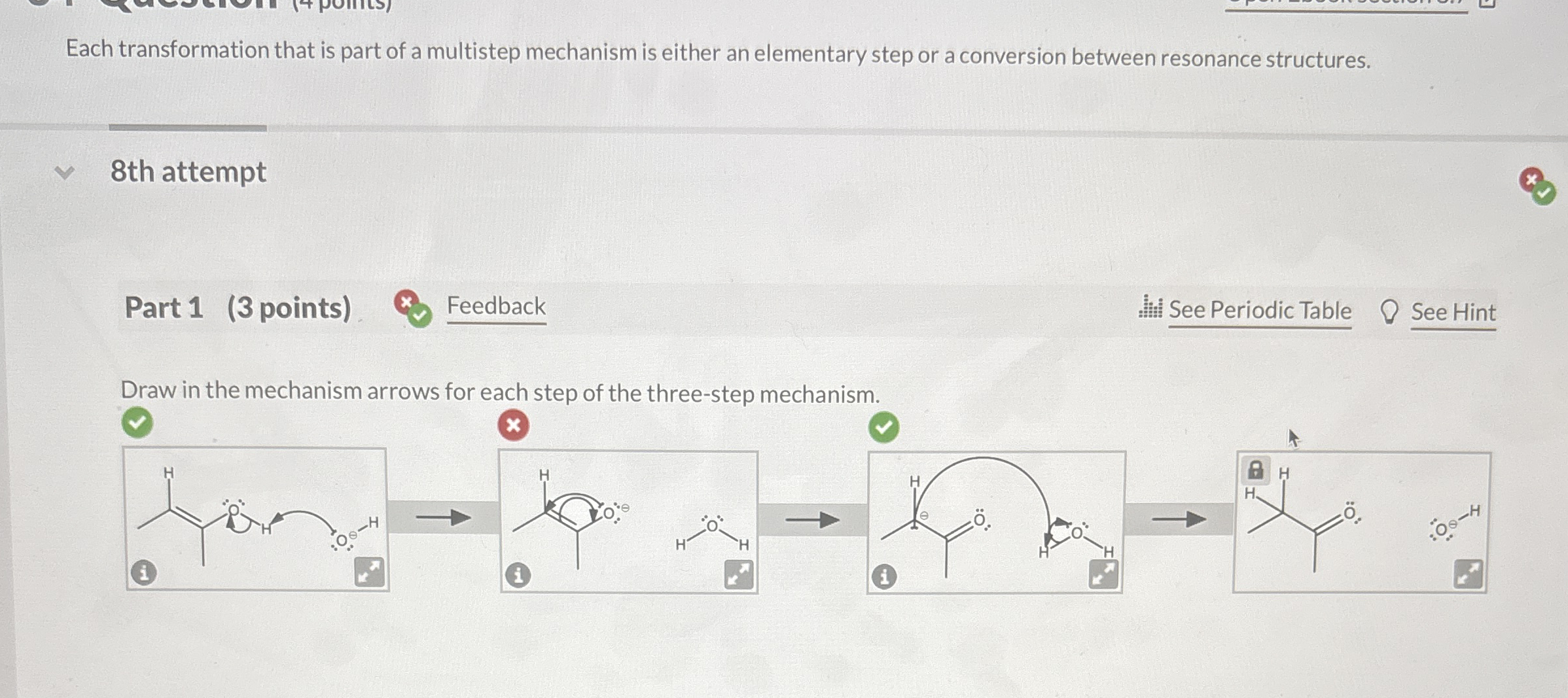 Solved Each transformation that is part of a multistep | Chegg.com