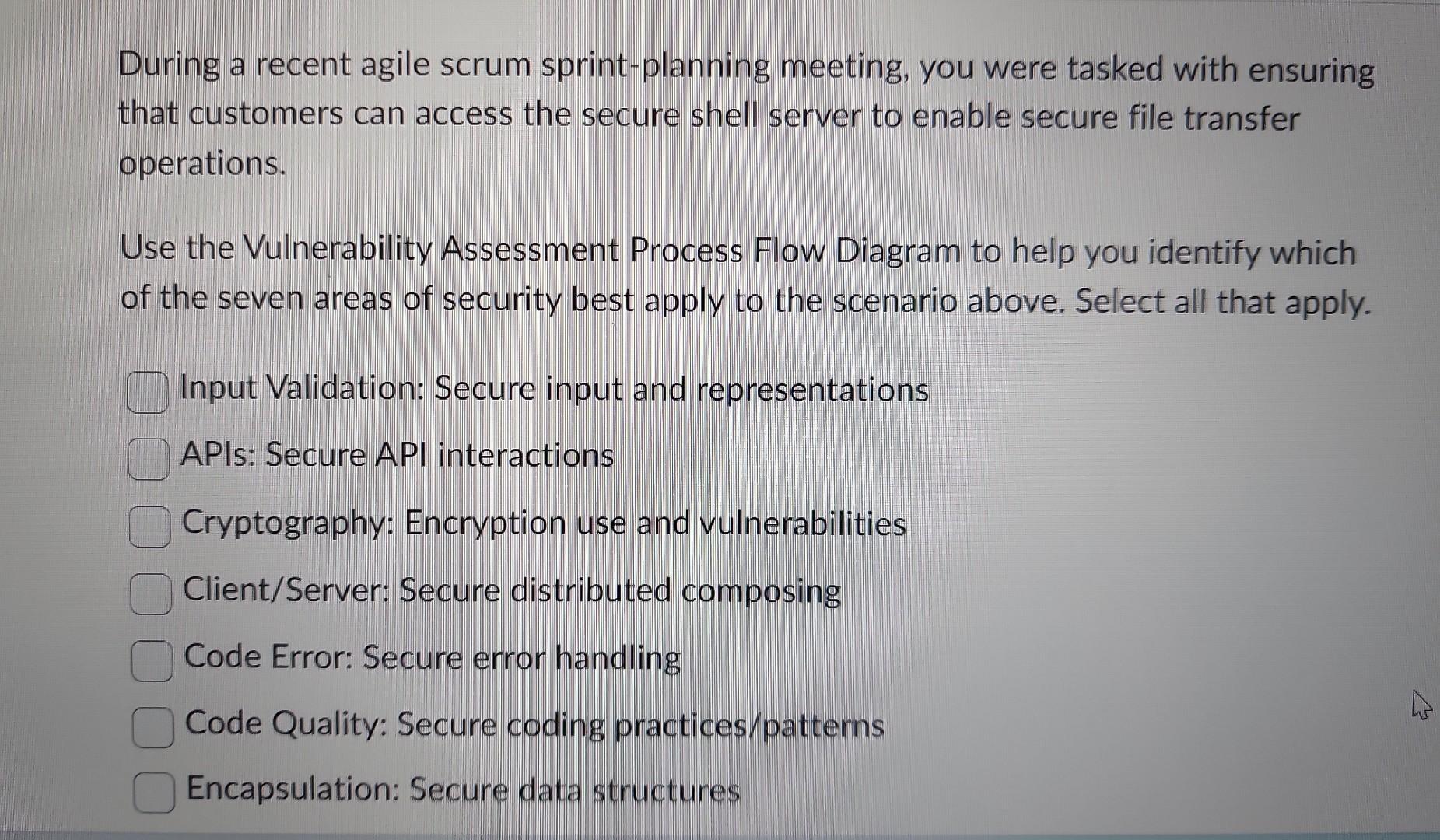 Solved During a recent agile scrum sprint-planning meeting, | Chegg.com