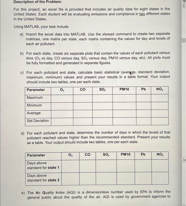cu 1 ENGR102: Engineering Problem Solving 2 Project 1 | Chegg.com