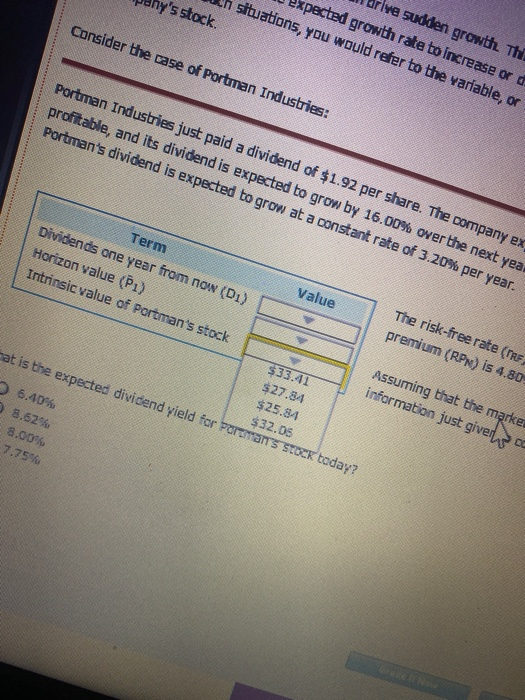 Solved Ch 09: Assignment - Stocks and Their Valuation | Chegg.com
