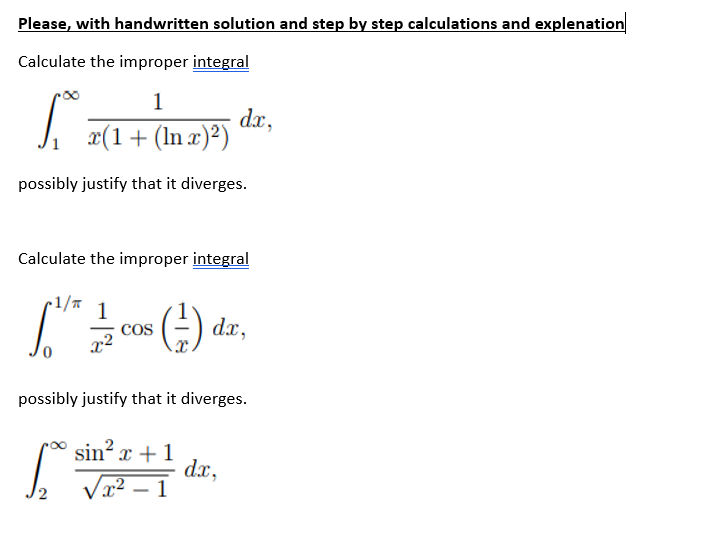 Solved Please, with handwritten solution and step by step | Chegg.com