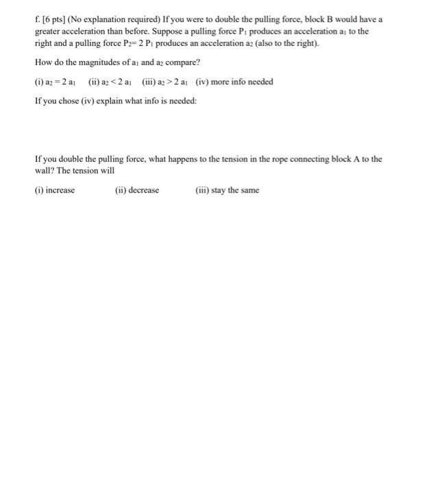Solved Problem 1: (60 points) Explain your work. Two blocks | Chegg.com Solved Problem 1: (60 points) Explain your work. Two blocks | Chegg.com