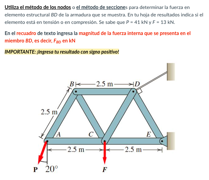 Solved Utiliza el método de los nodos o el método de | Chegg.com
