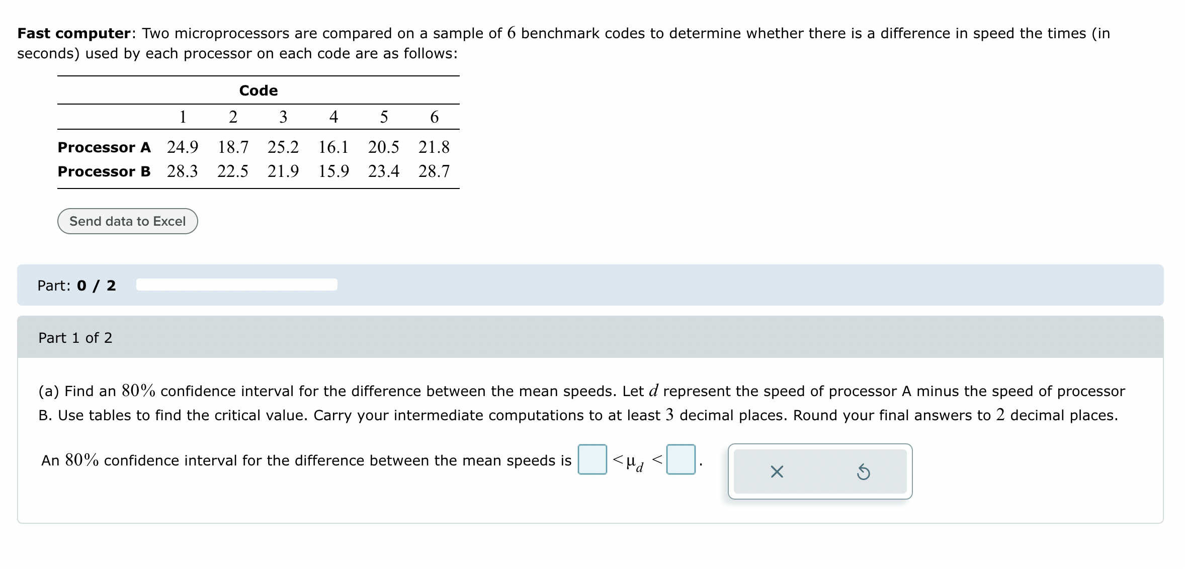 Solved Fast computer: Two microprocessors are compared on a | Chegg.com