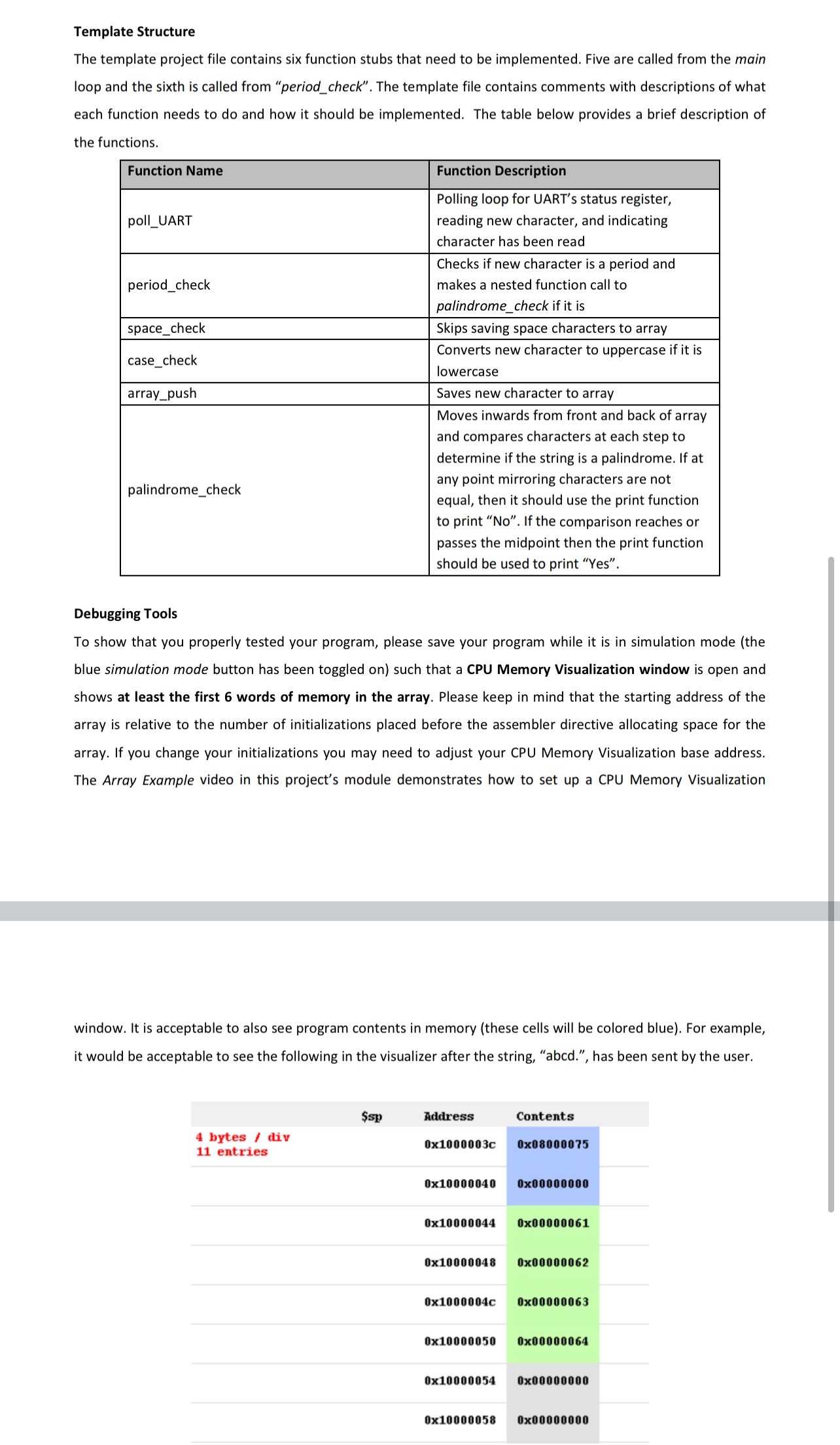Solved Template StructureThe template project file contains | Chegg.com