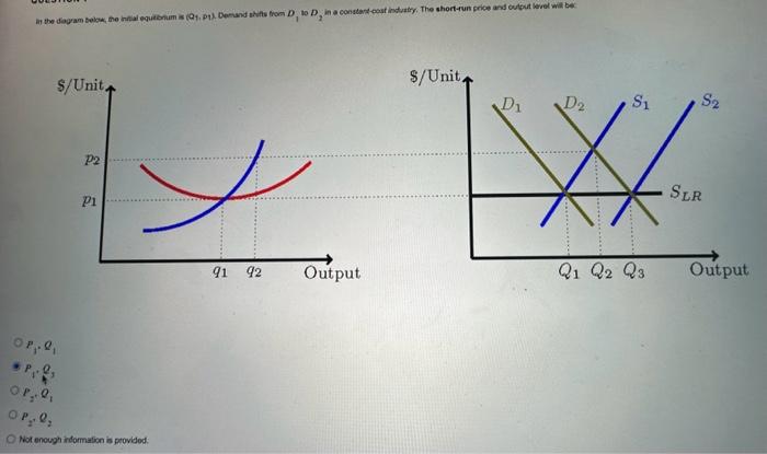 Solved OP1⋅Q1 a1⋅Q3 OP2⋅Q2 O Not enough intormation is | Chegg.com