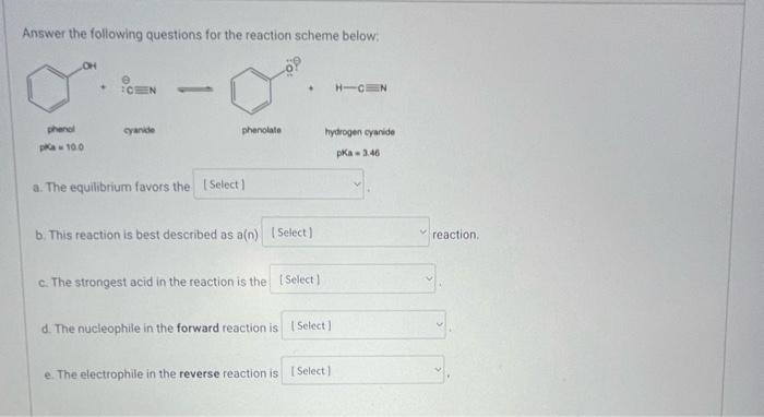 Solved Answer the following questions for the reaction | Chegg.com