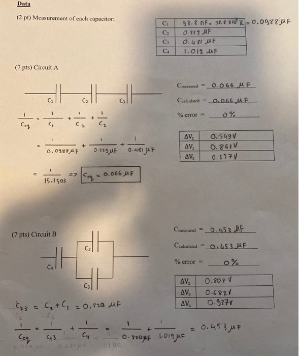 Analysis (10 pts) For each circuit, rank the voltages | Chegg.com