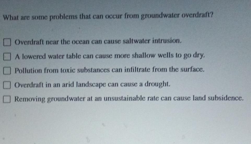 Solved What are some problems that can occur from | Chegg.com