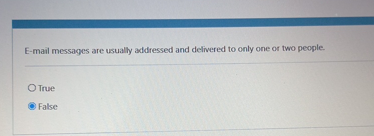 Solved E-mail messages are usually addressed and delivered | Chegg.com