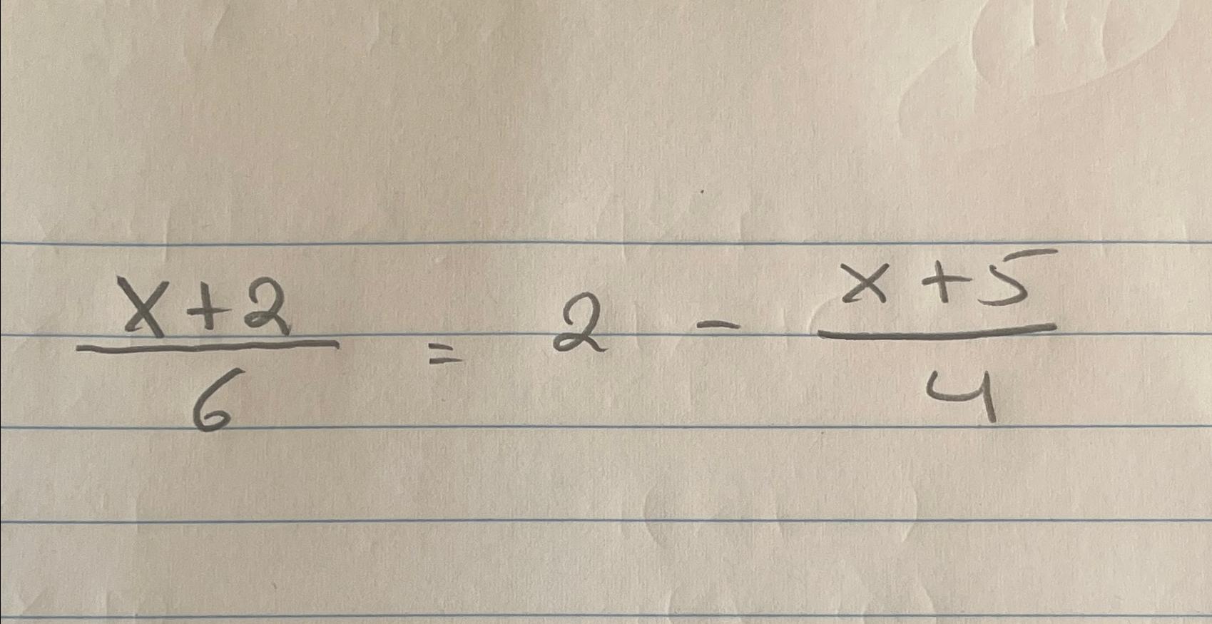 Solved x+26=2-x+54 | Chegg.com