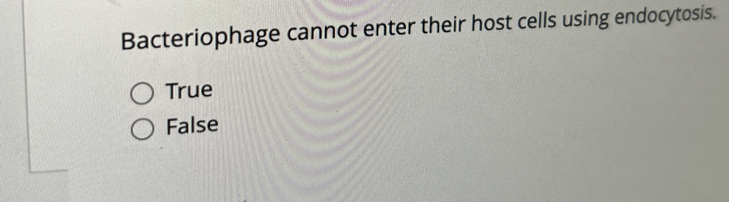 Solved Bacteriophage cannot enter their host cells using | Chegg.com