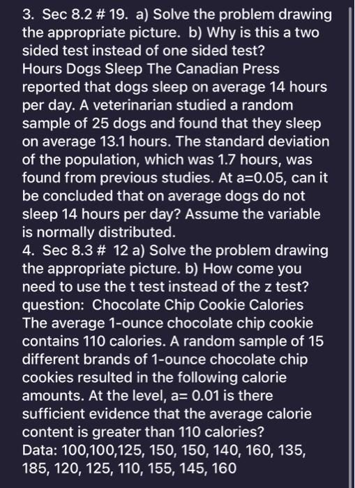 Solved i have the answers to the problems, i just need help | Chegg.com