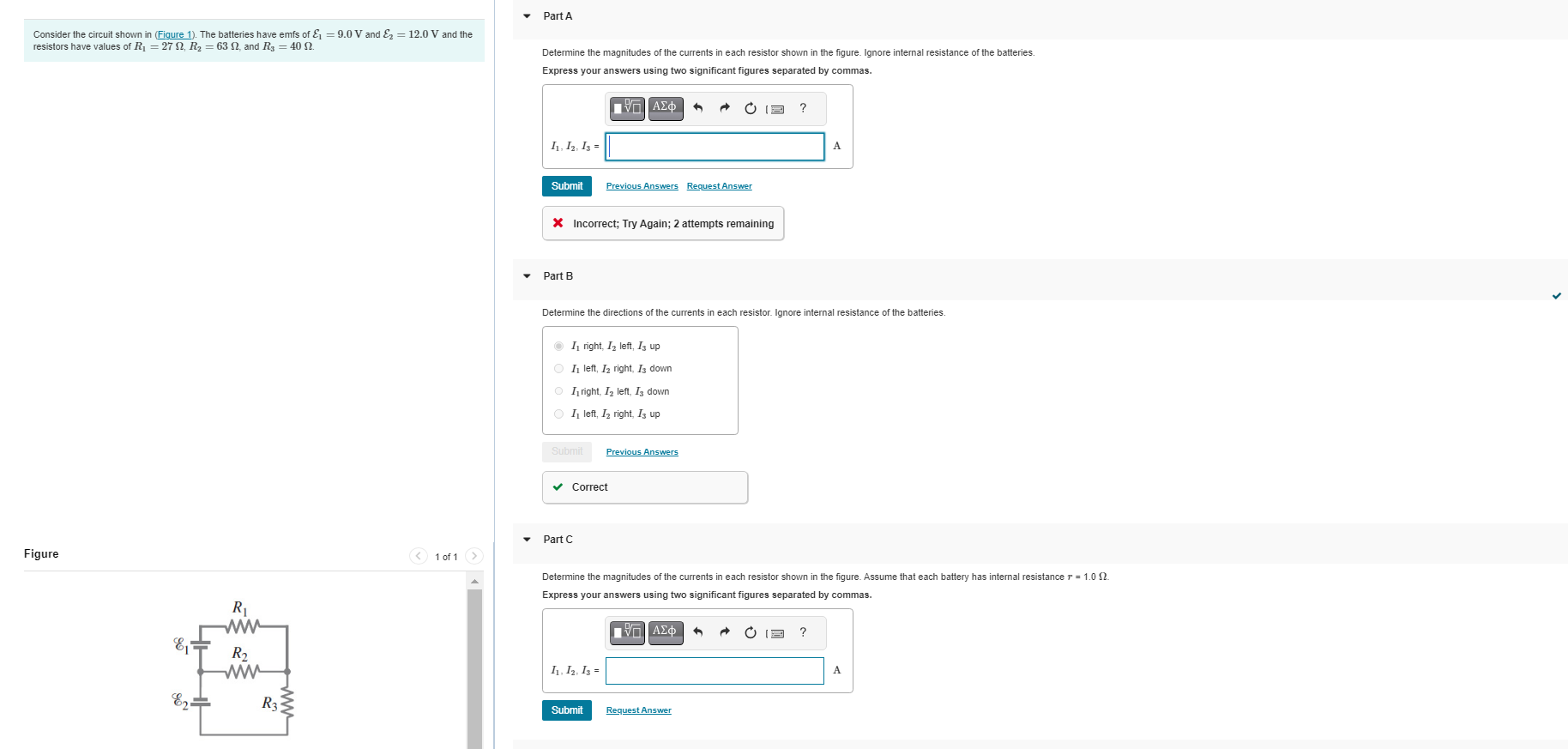 Solved Please help with part A and C please ﻿ Consider the | Chegg.com