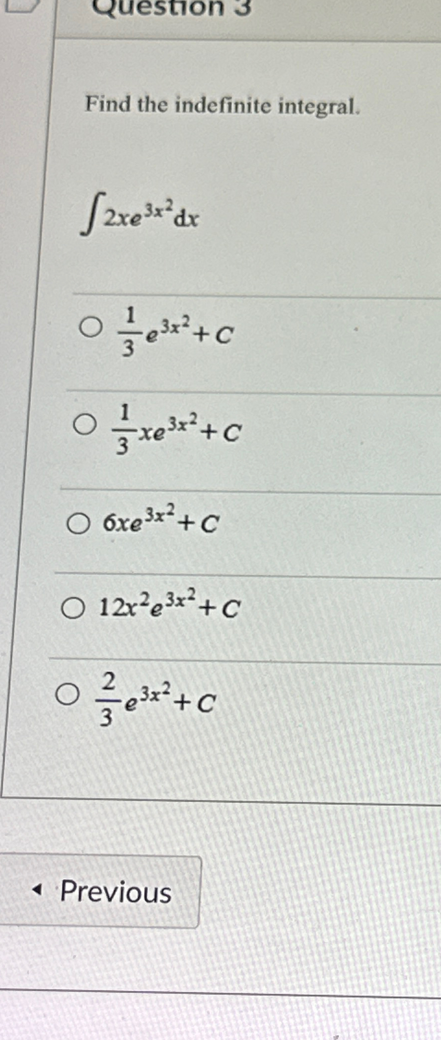 Solved Find the indefinite | Chegg.com