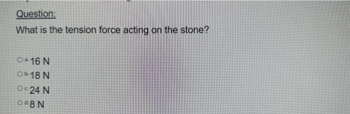 Solved qutstion 21 A 2⋅kg stone attached to a string is | Chegg.com