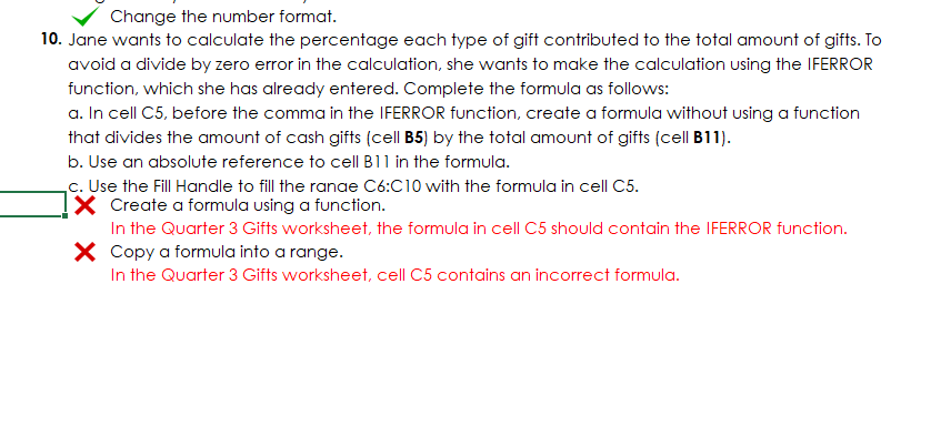 Solved Change the number format.Jane wants to calculate the | Chegg.com