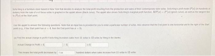 Sota king is a future store based in New York that | Chegg.com