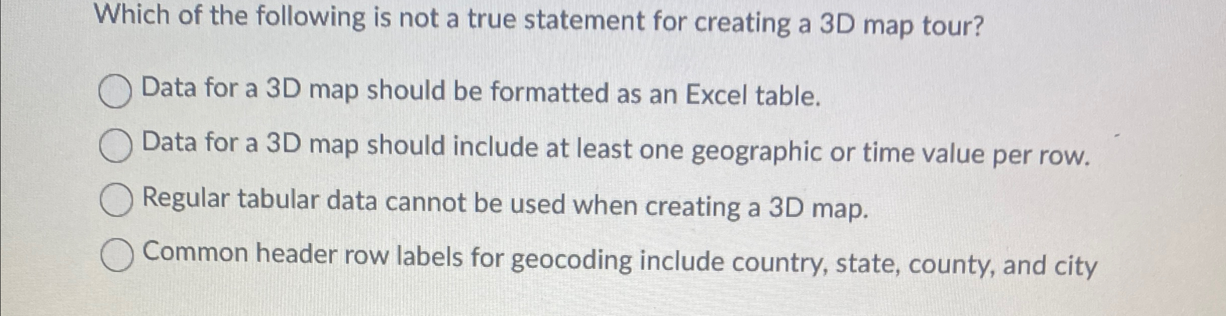 Solved Which of the following is not a true statement for | Chegg.com