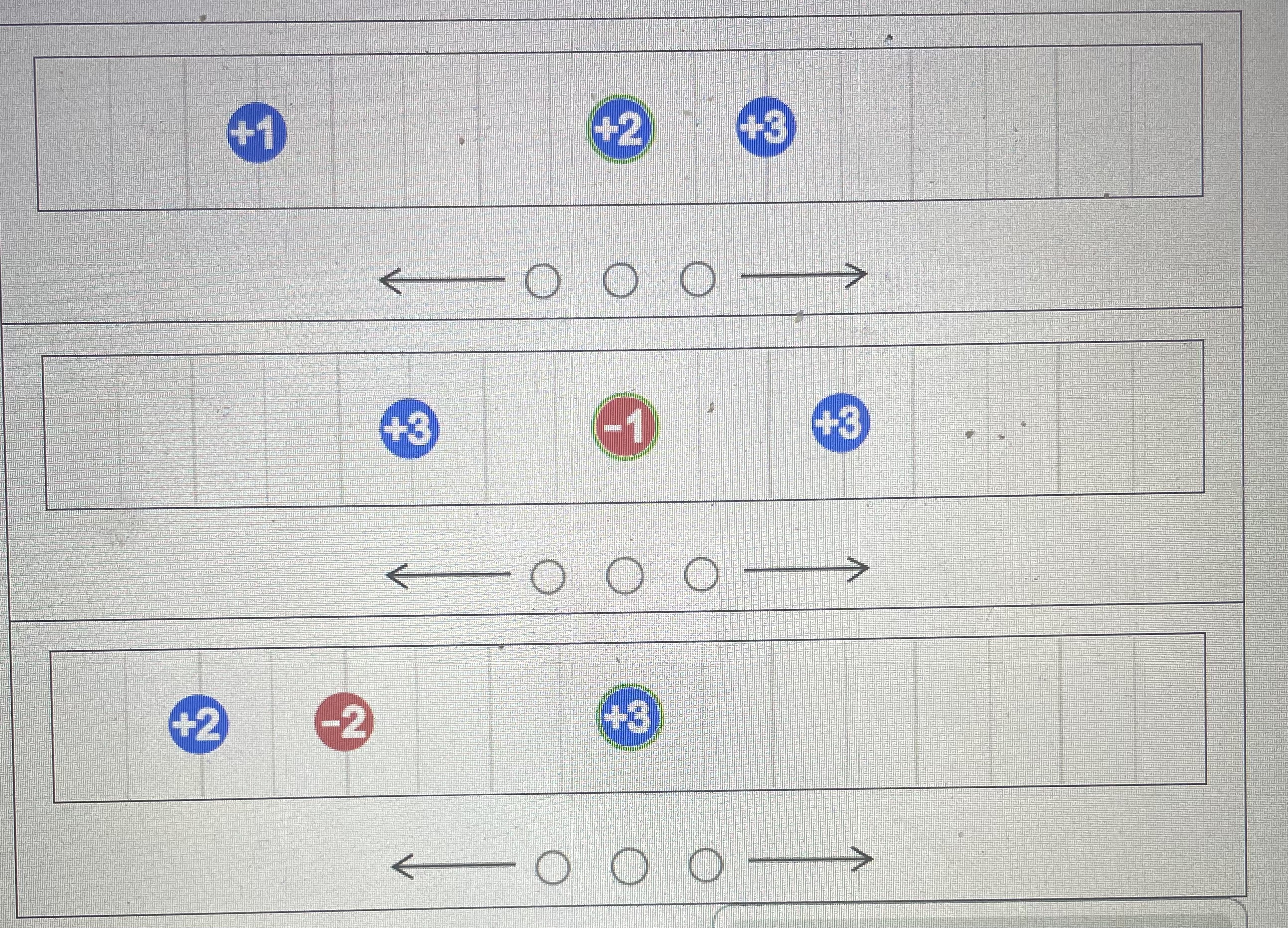 Solved Each sketch below shows three objects with an | Chegg.com