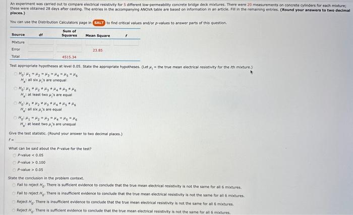 Solved places.) You can use the Distribution Calculators | Chegg.com