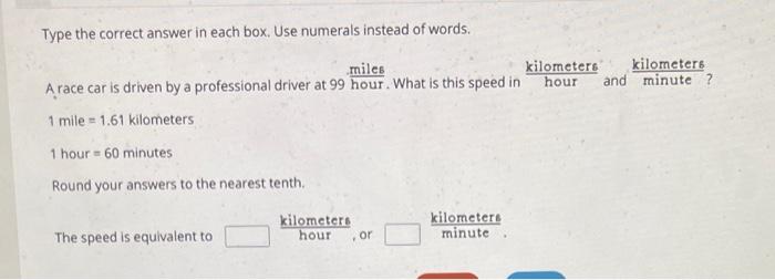 Solved 11 Type the correct answer in the box. Use numerals | Chegg.com