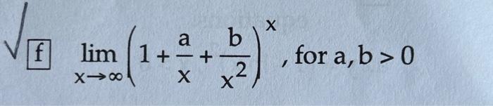 Solved identify the indeterminate form. Then find the limit. | Chegg.com