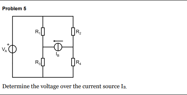Solved Problem 5Determine the voltage over the current | Chegg.com
