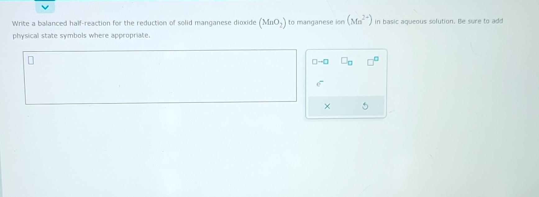 Solved Write a balanced half-reaction for the red uction | Chegg.com
