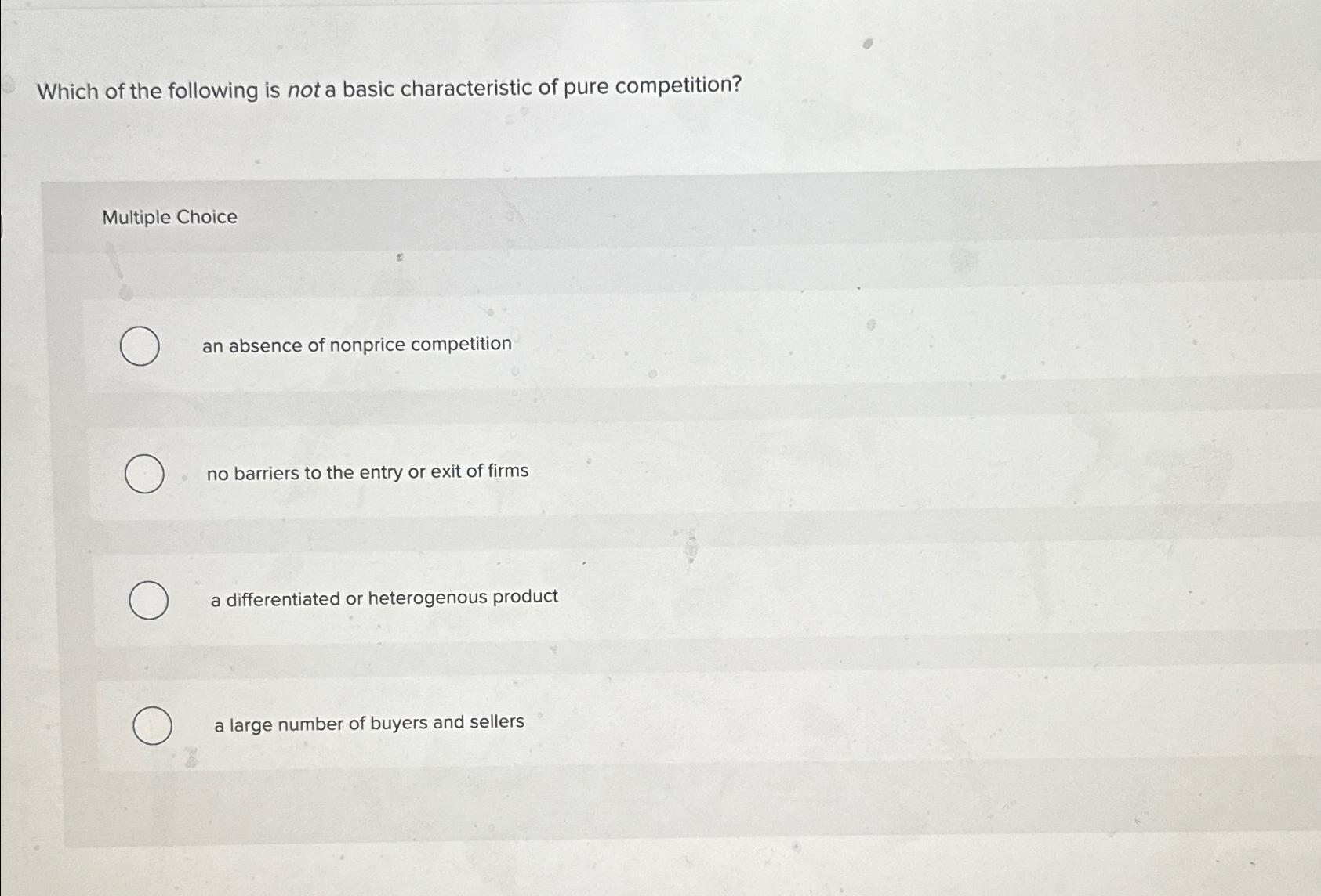 Solved Which of the following is not a basic characteristic | Chegg.com