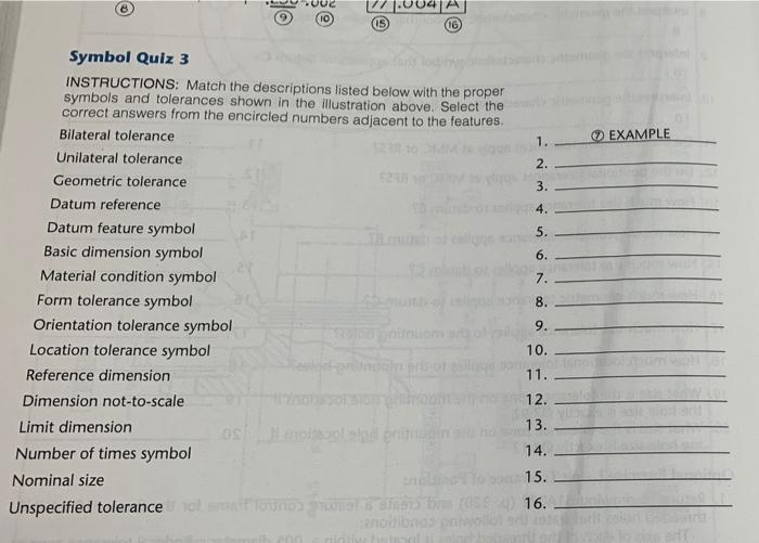Solved EXAMPLE 1. 2. 3. Symbol Quiz 3 INSTRUCTIONS: Match | Chegg.com