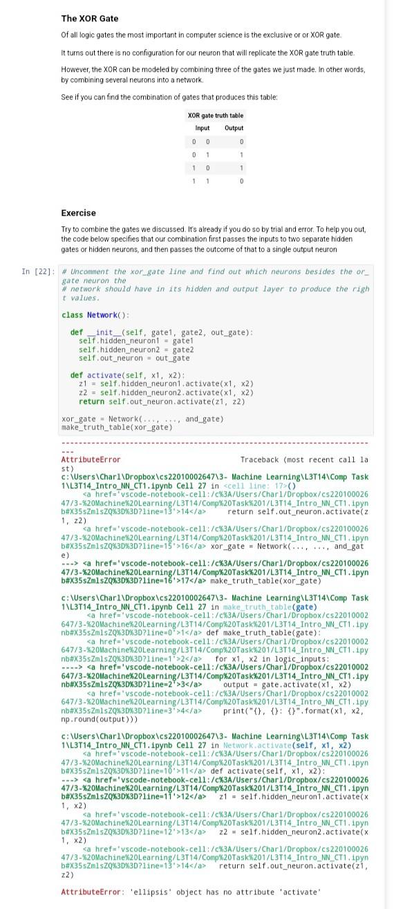 Solved Exercise Finish this version of an XOR gate that more | Chegg.com