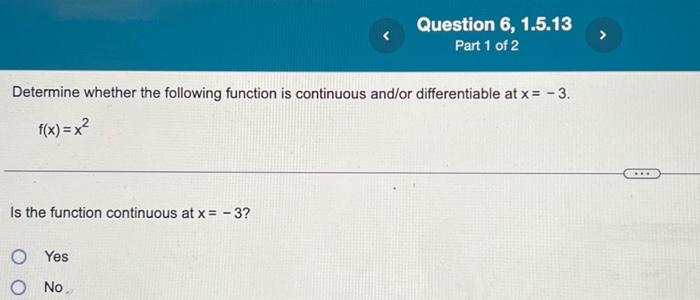 Solved Determine whether the following function is | Chegg.com