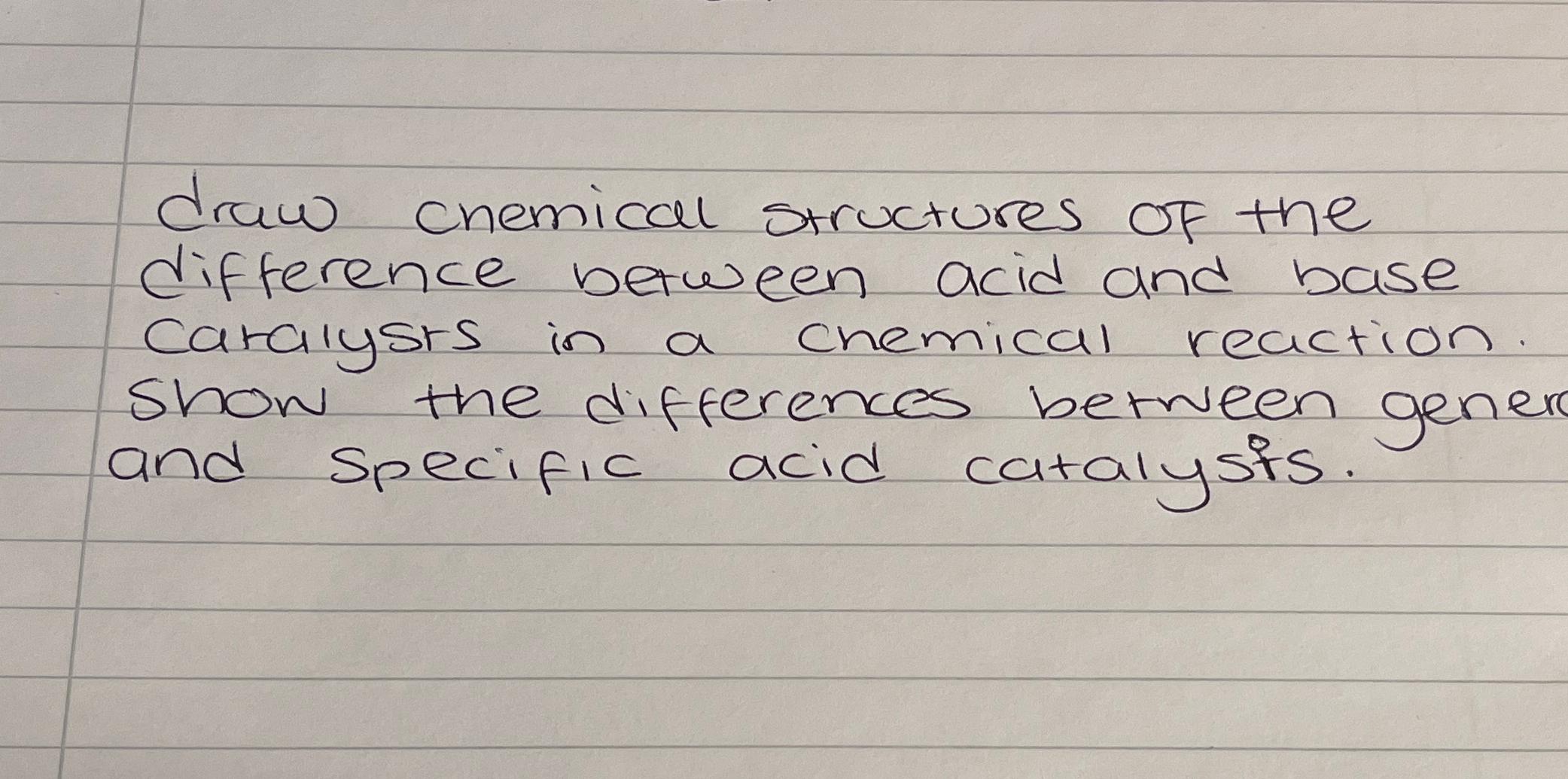 draw Using chemical structures the difference beween | Chegg.com