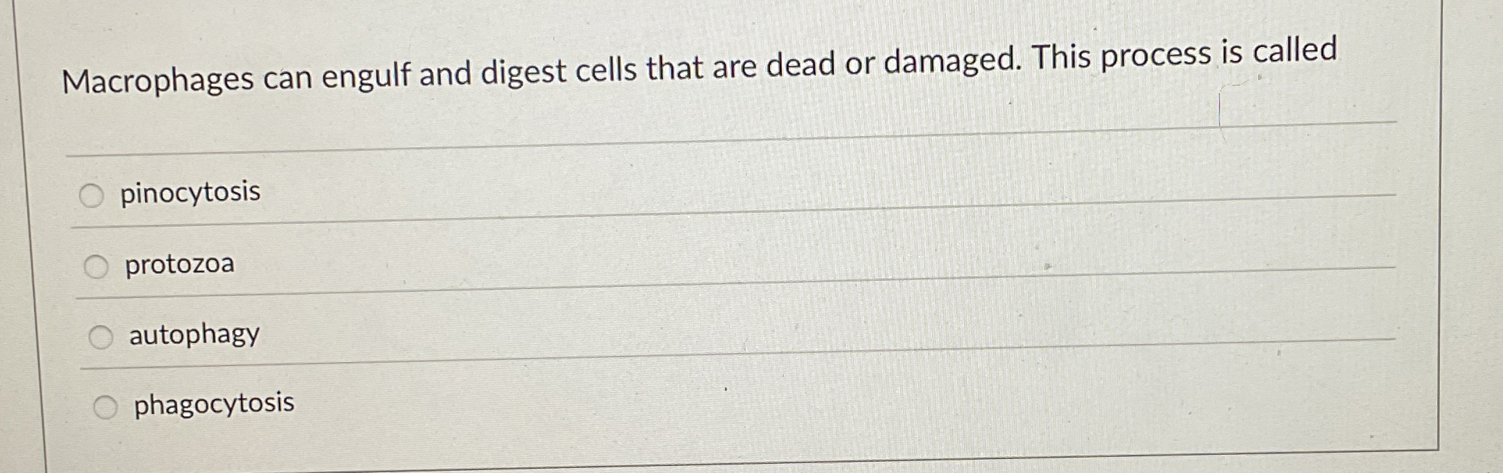 Solved Macrophages can engulf and digest cells that are dead | Chegg.com