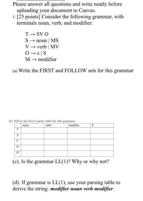 Solved Please answer all questions and write neatly before | Chegg.com