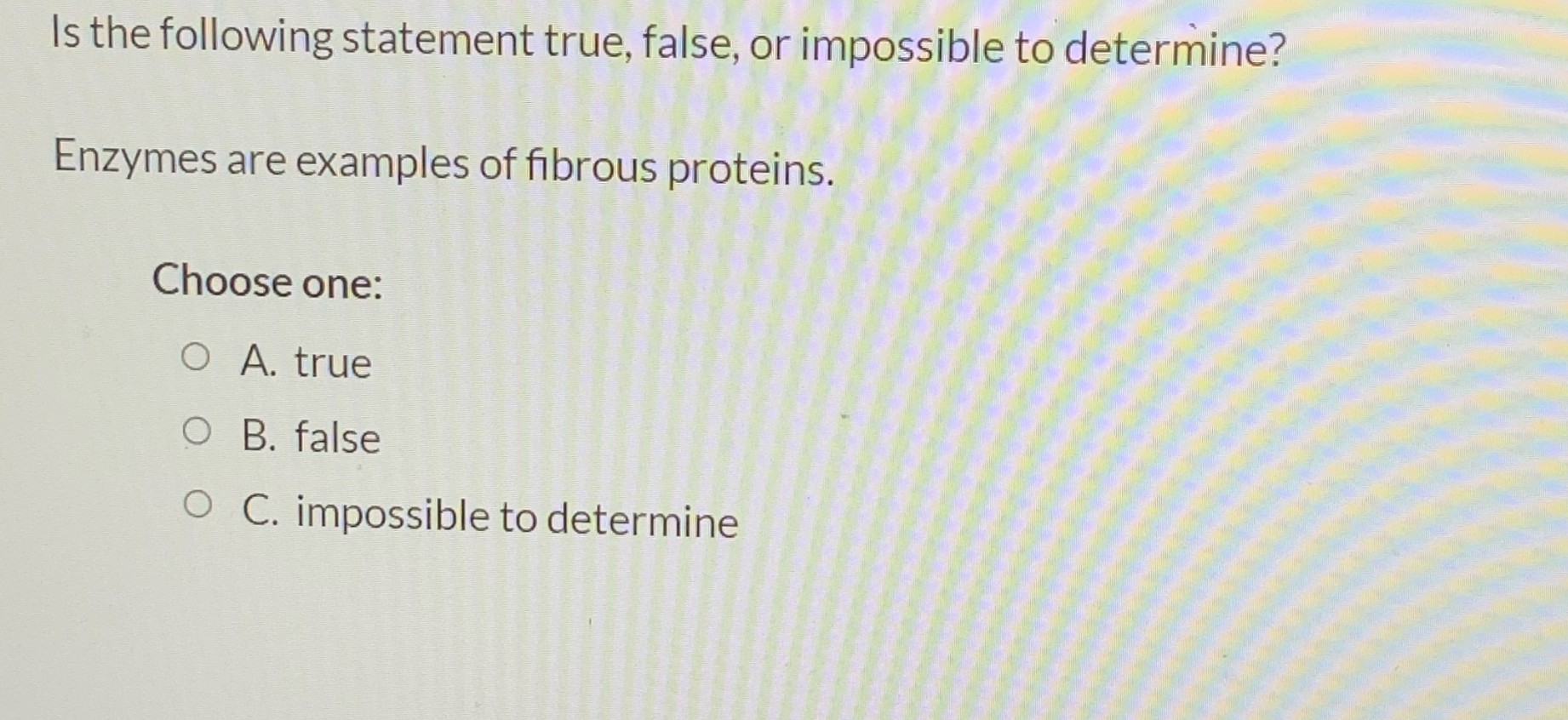 Solved Is the following statement true, false, or impossible | Chegg.com