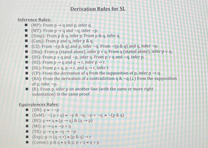 Prove that the following arguments are valid by | Chegg.com