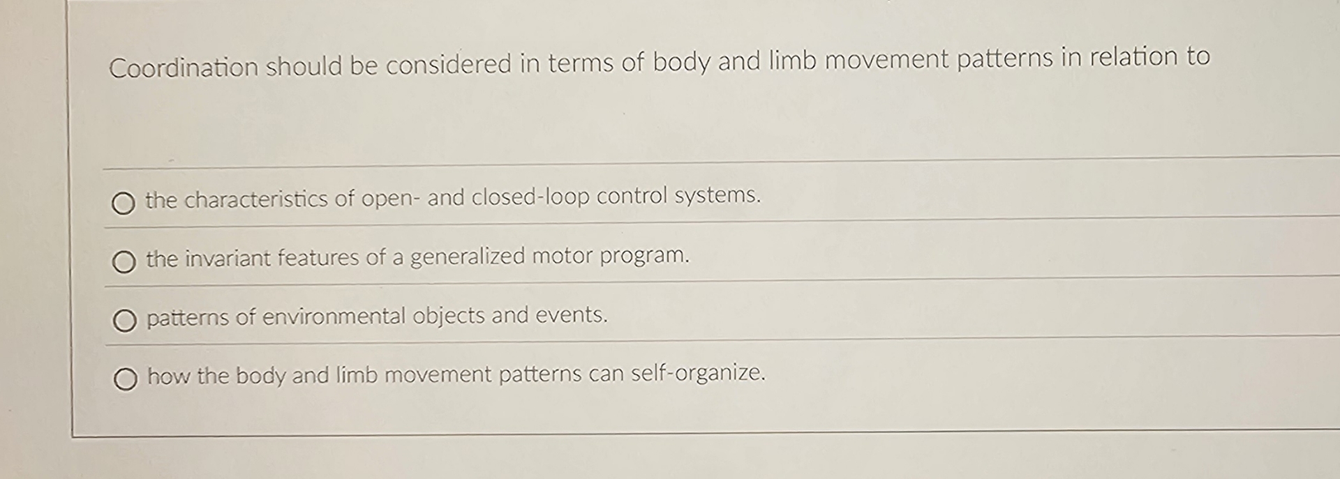 Solved Coordination should be considered in terms of body | Chegg.com