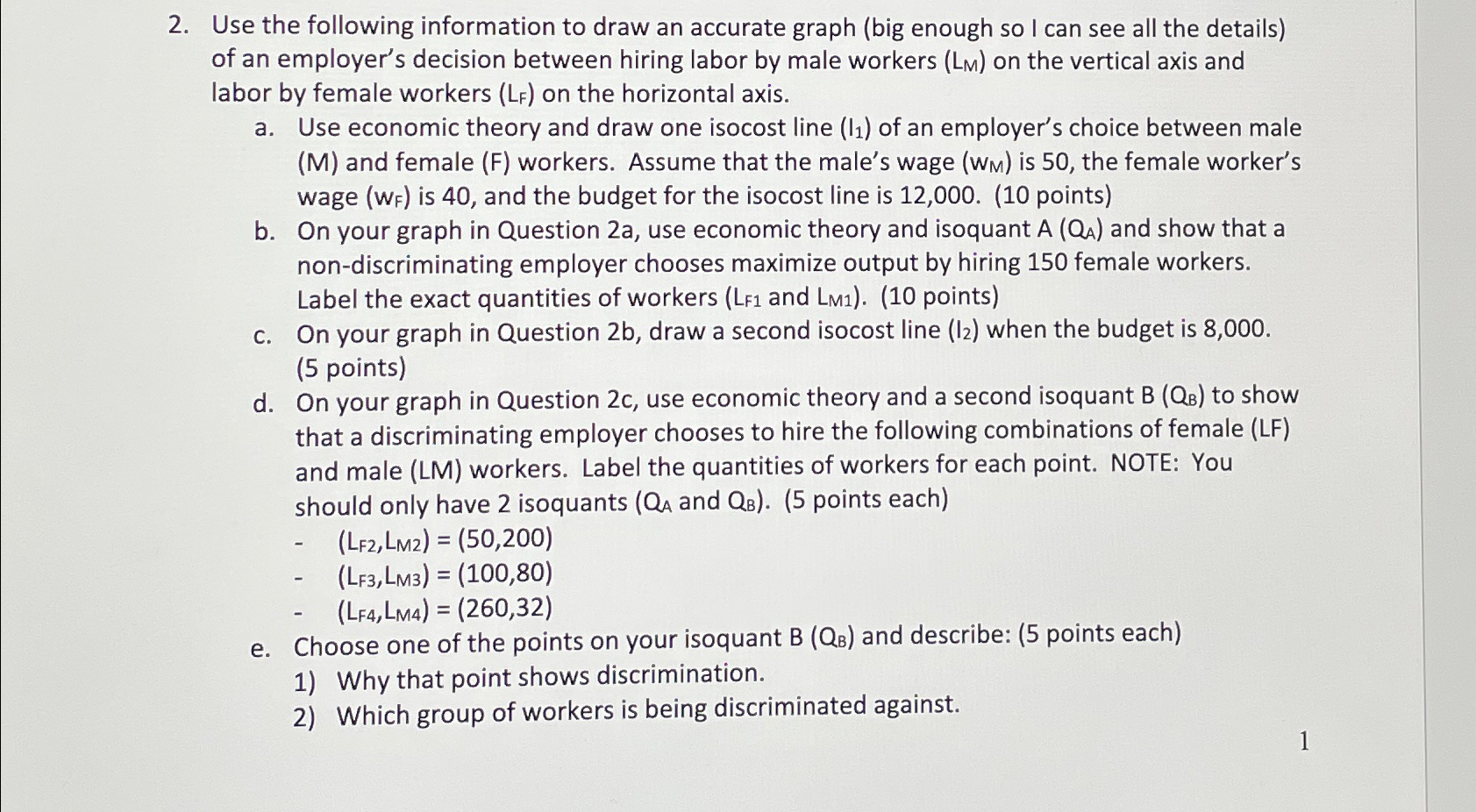 Solved Use the following information to draw an accurate | Chegg.com