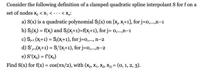 Solved Consider the following definition of a clamped | Chegg.com