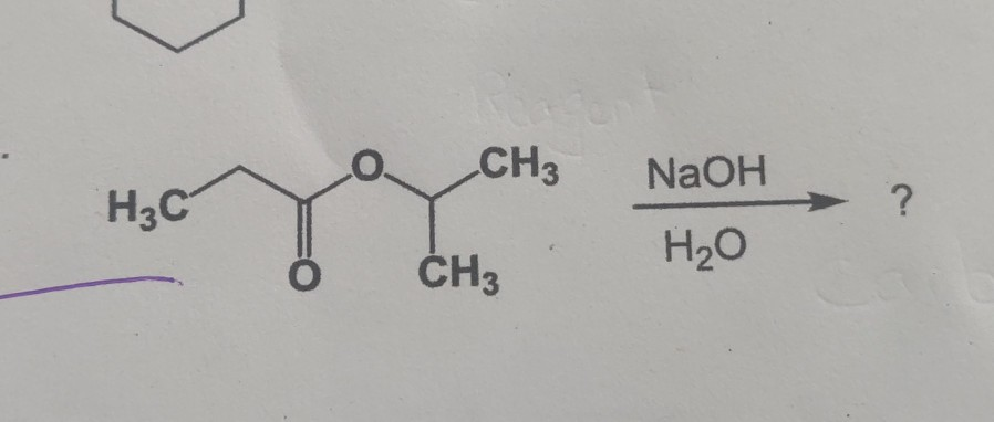 Solved CH3 NaOH H20 CH3 | Chegg.com