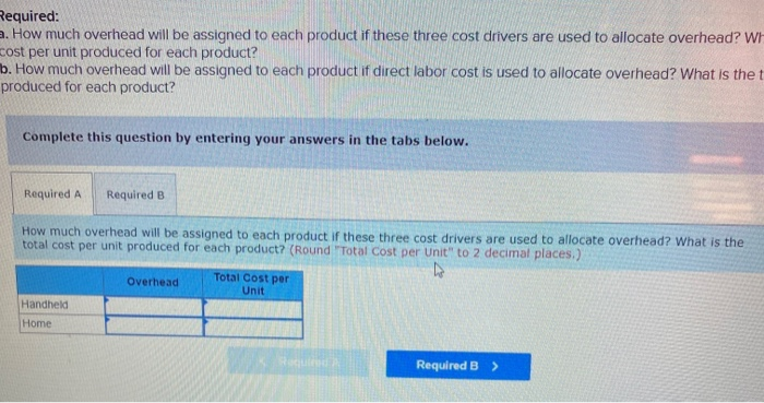 Solved * Saved Exercise 9.43 (Algo) Activity-Based versus | Chegg.com